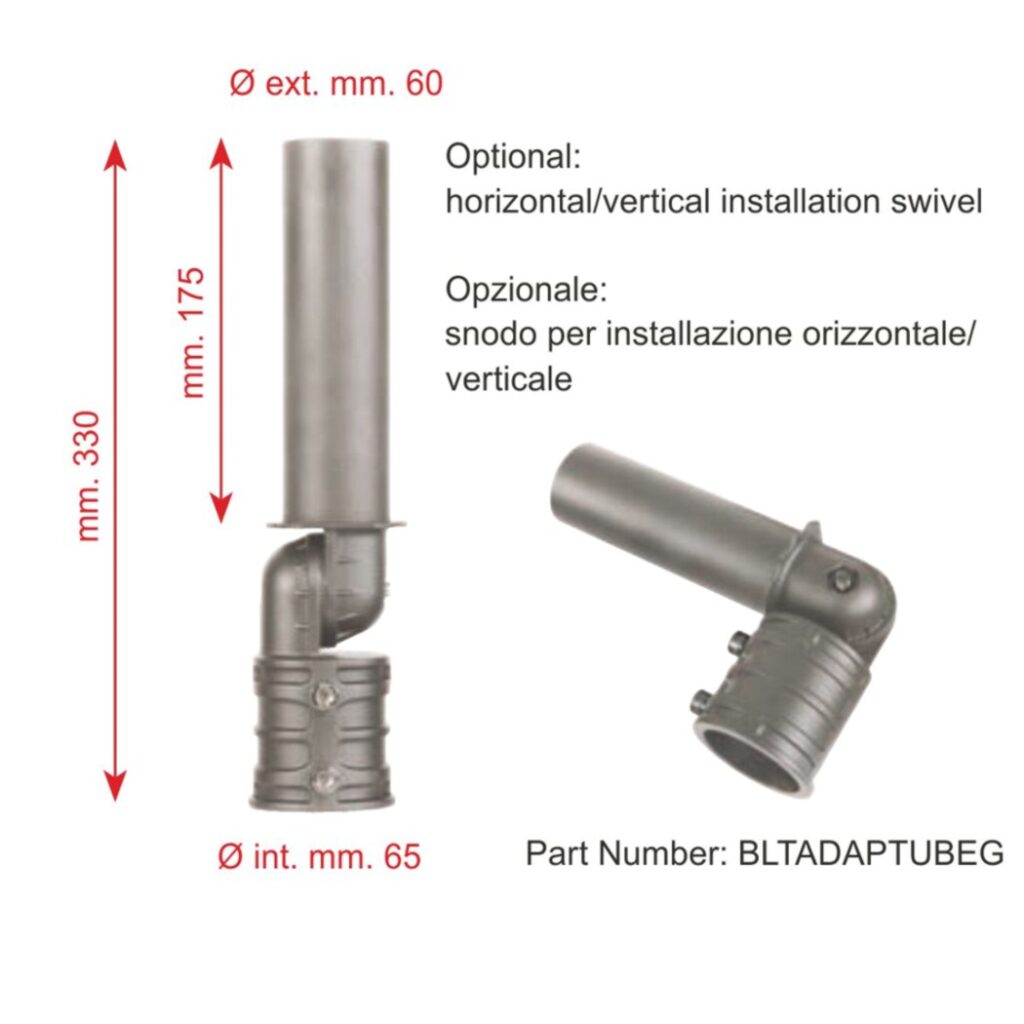 Snodo per installazione lampione | Accessori